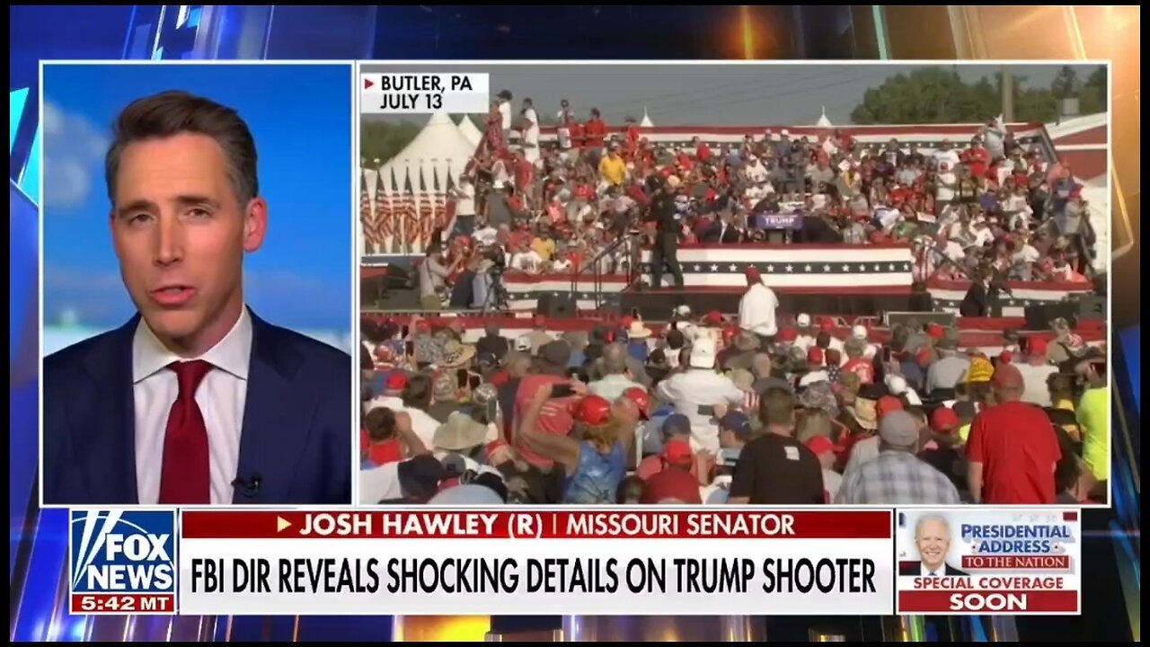 Sen Josh Hawley: Secret Service Had No Idea What They Were Doing When ...