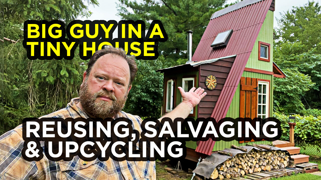 Building a Sustainable DIY Tiny House with Reused & Recycled Materials ...