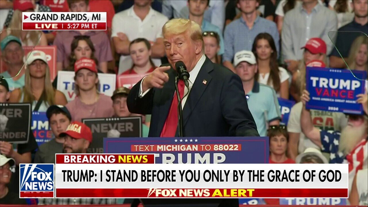 Trump At First Rally Since Assassination Attempt: I Stand Before You By ...