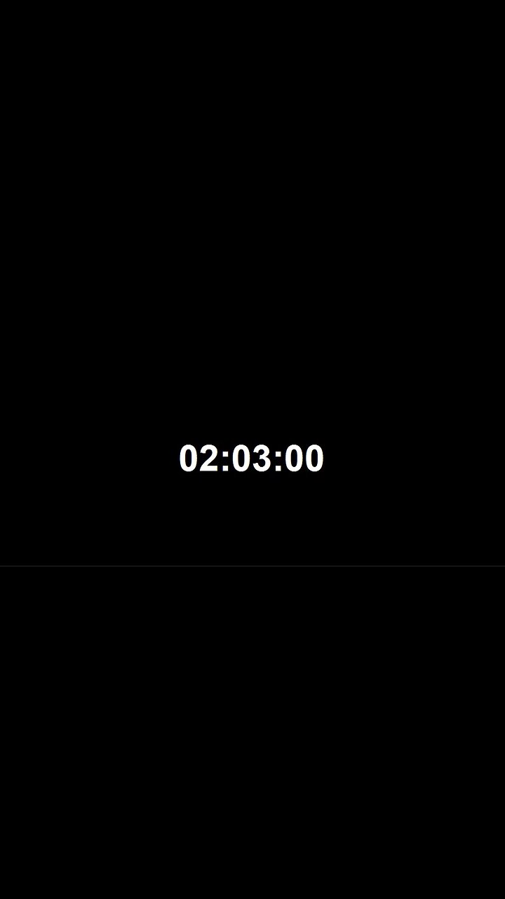 123 Minutes Countdown Timer - Can You Stay Focused For This Long?