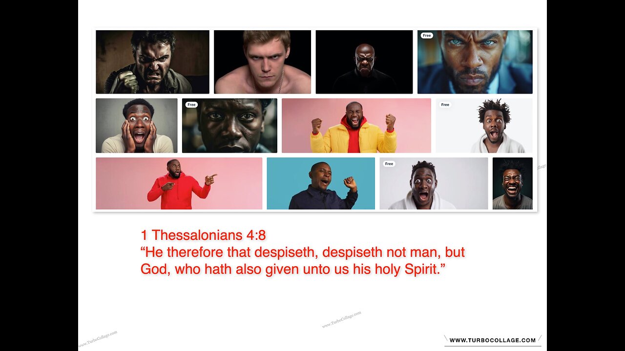 1 Thessalonians 4:8 “He therefore that despiseth, despiseth not man ...
