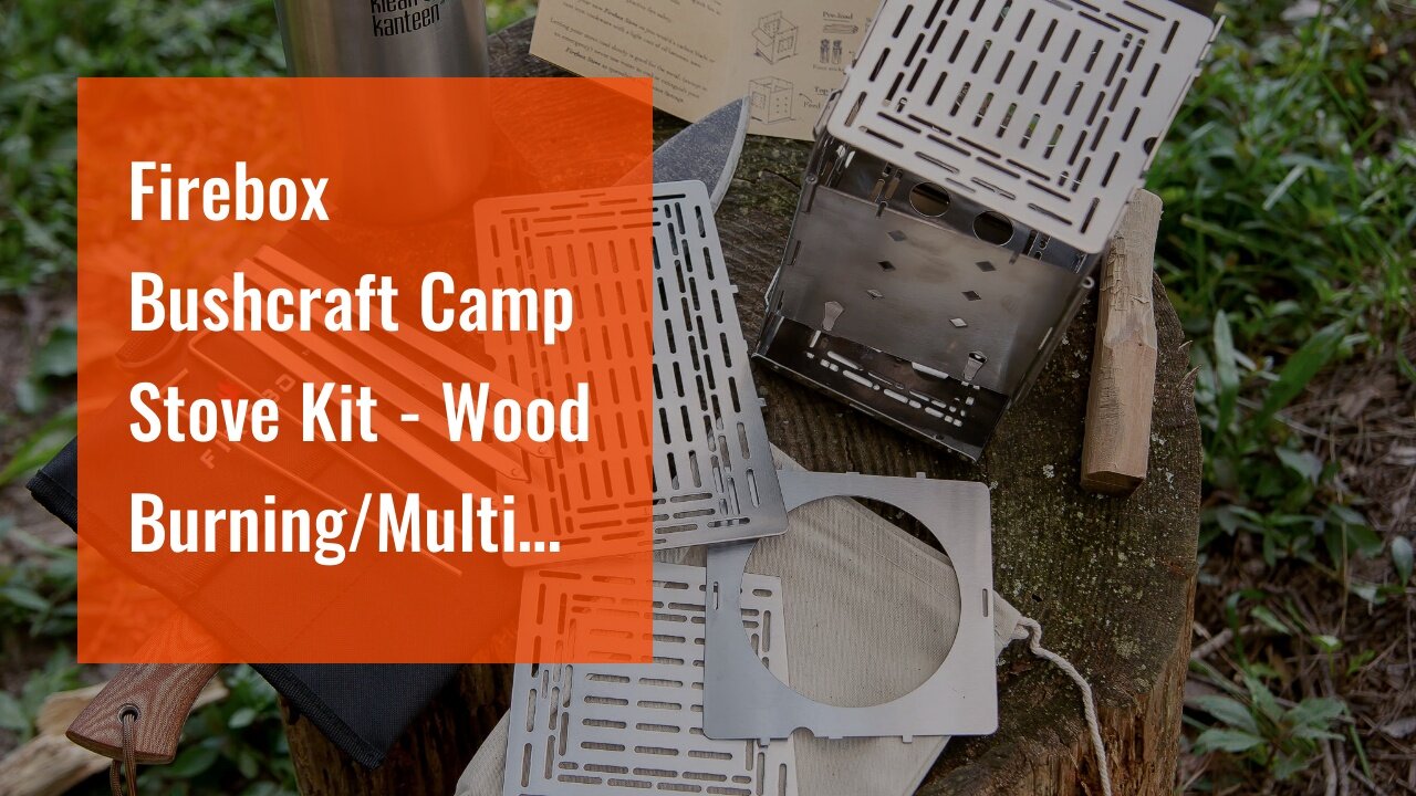 Firebox Bushcraft Camp Stove Kit - Wood Burning/Multi Fuel ...
