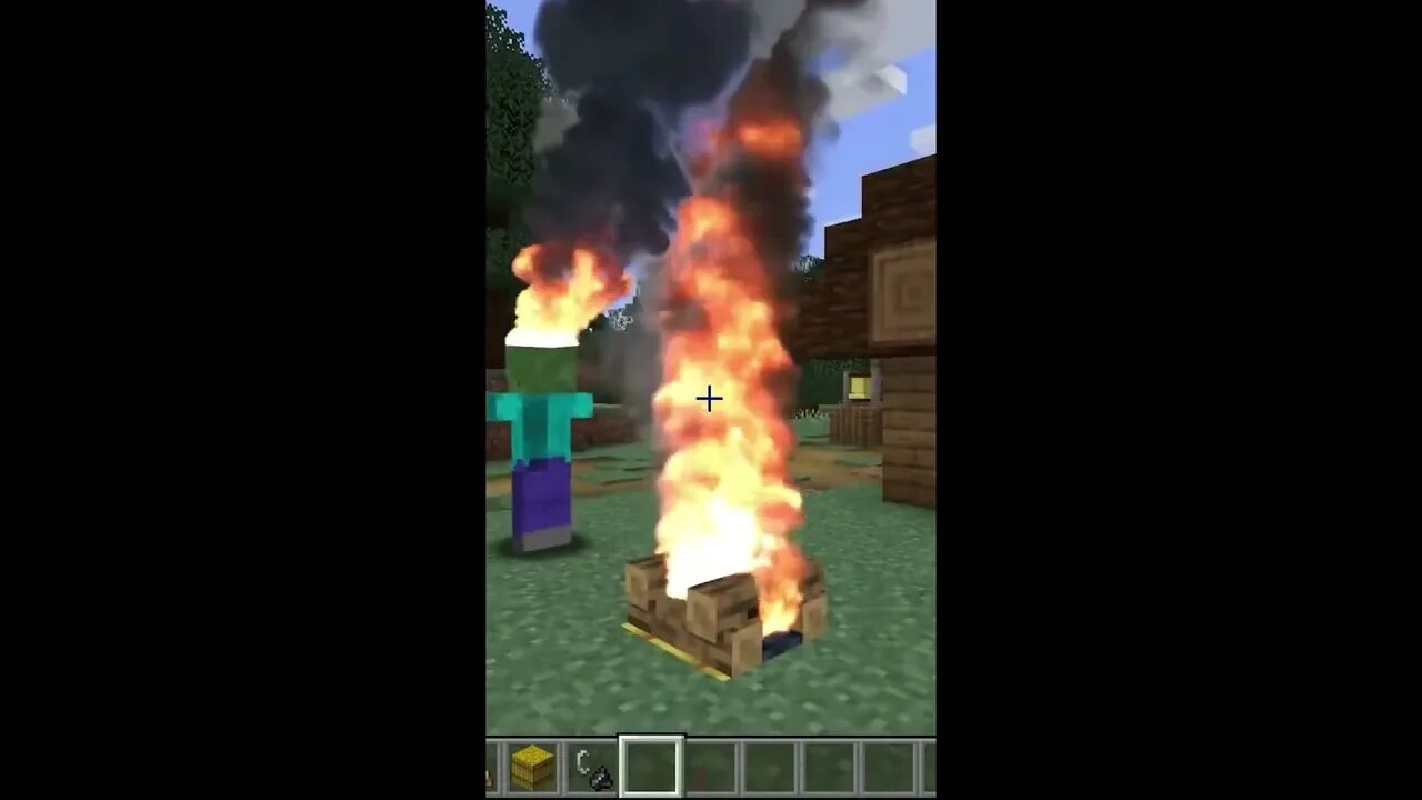 Minecraft Vanilla Vs Super Realista Shorts Short