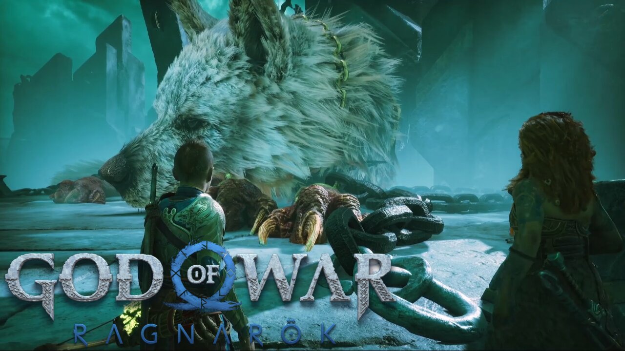 Everyone's reaction to Atreus freeing the GIANT WOLF (Garm)- God of War ...