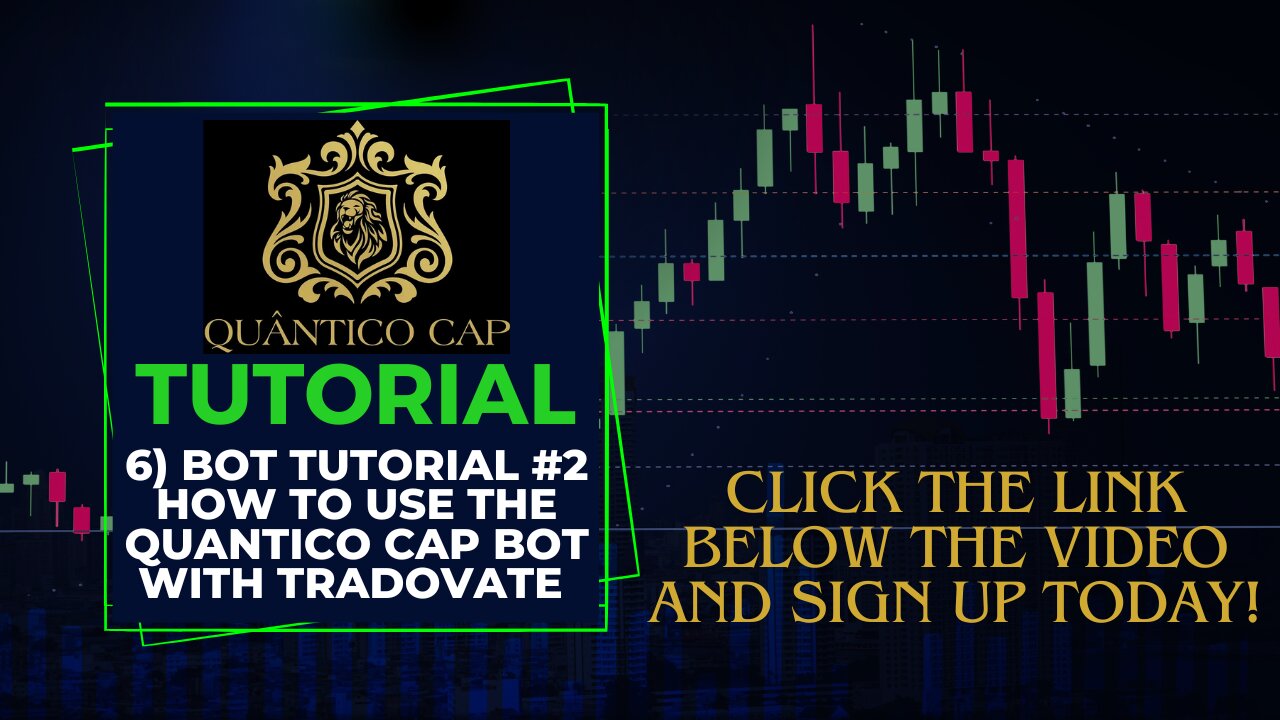 How To Use the QuanticoCap Bot with Tradovate | Make Money From Home ...