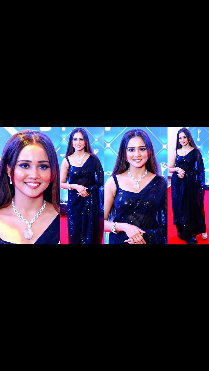 Ashi Singh Aka MEET Looking Gorgeous In SAREE Arrives At Indian Telly ...