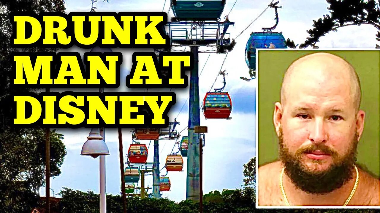 Drunk Florida Man Almost Falls Off Skyliner Platform