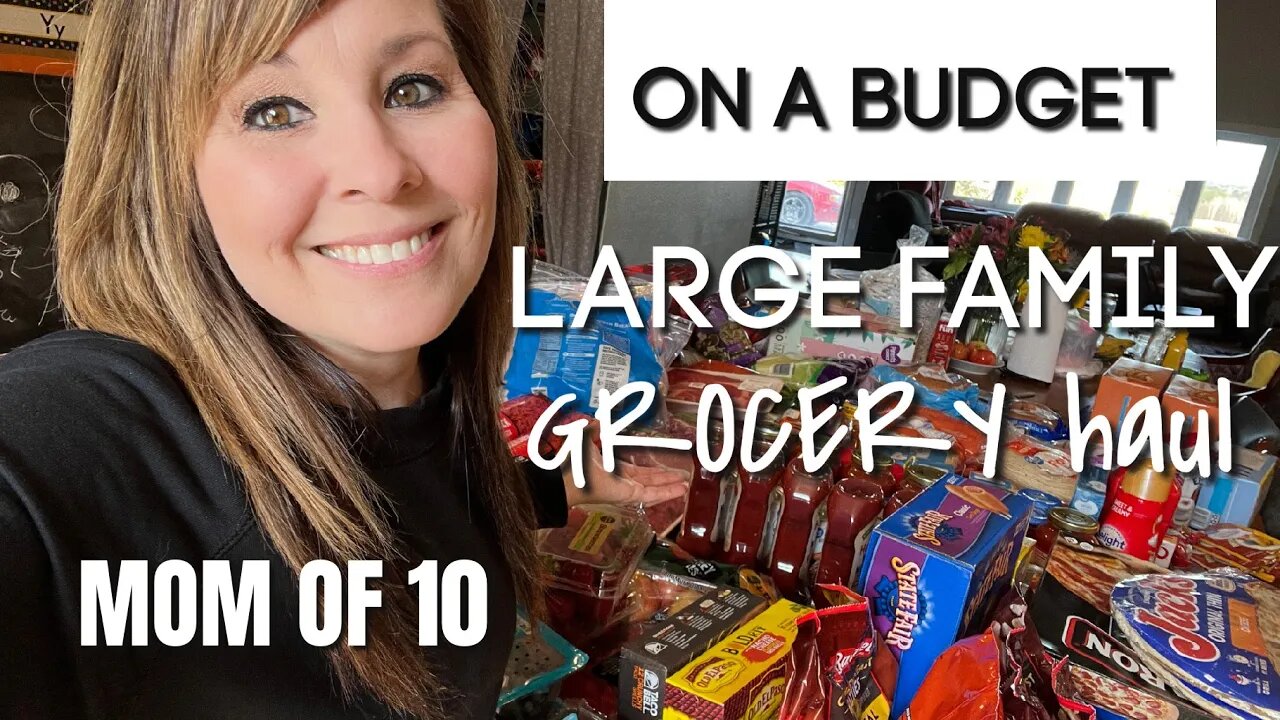 TWO WEEK GROCERY HAUL ON A BUDGET FOR A FAMILY OF 12 | WALMART GROCERY ...