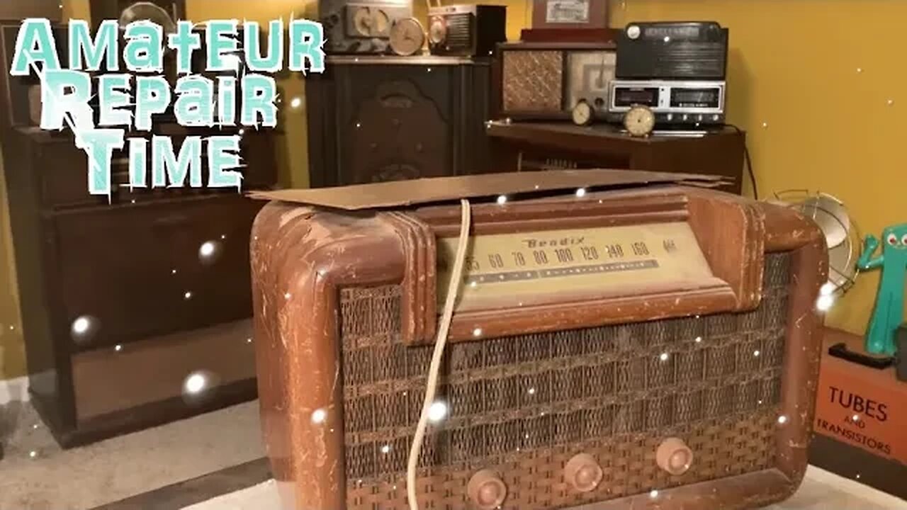 This Poor Old Abandoned Damaged Cracked Radio From 1947 Saved From ...