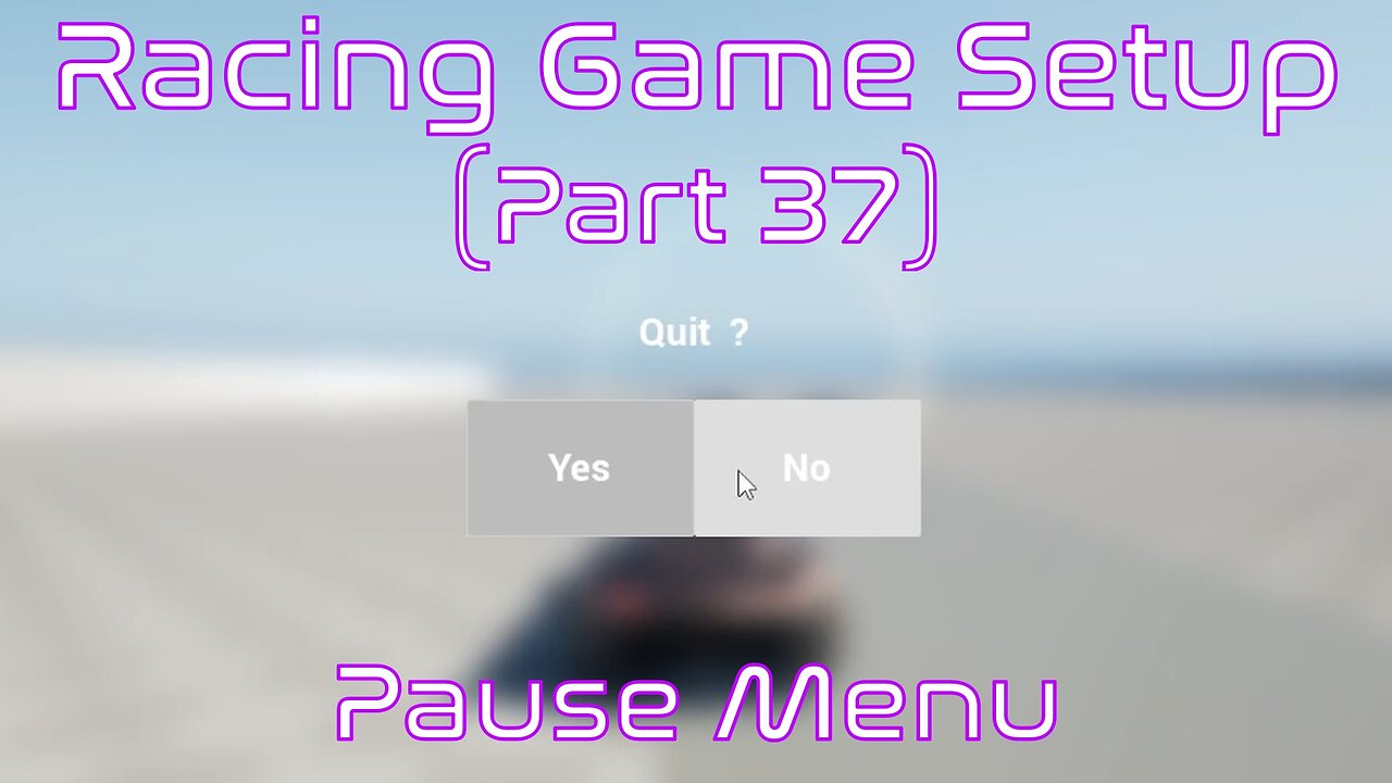 How To Setup A Pause Menu Unreal Engine Racing Game Tutorial