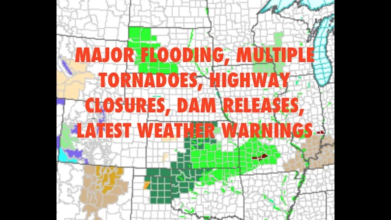Extreme Flooding, Dozens of Tornadoes, Highway Closures, Keystone Dam ...