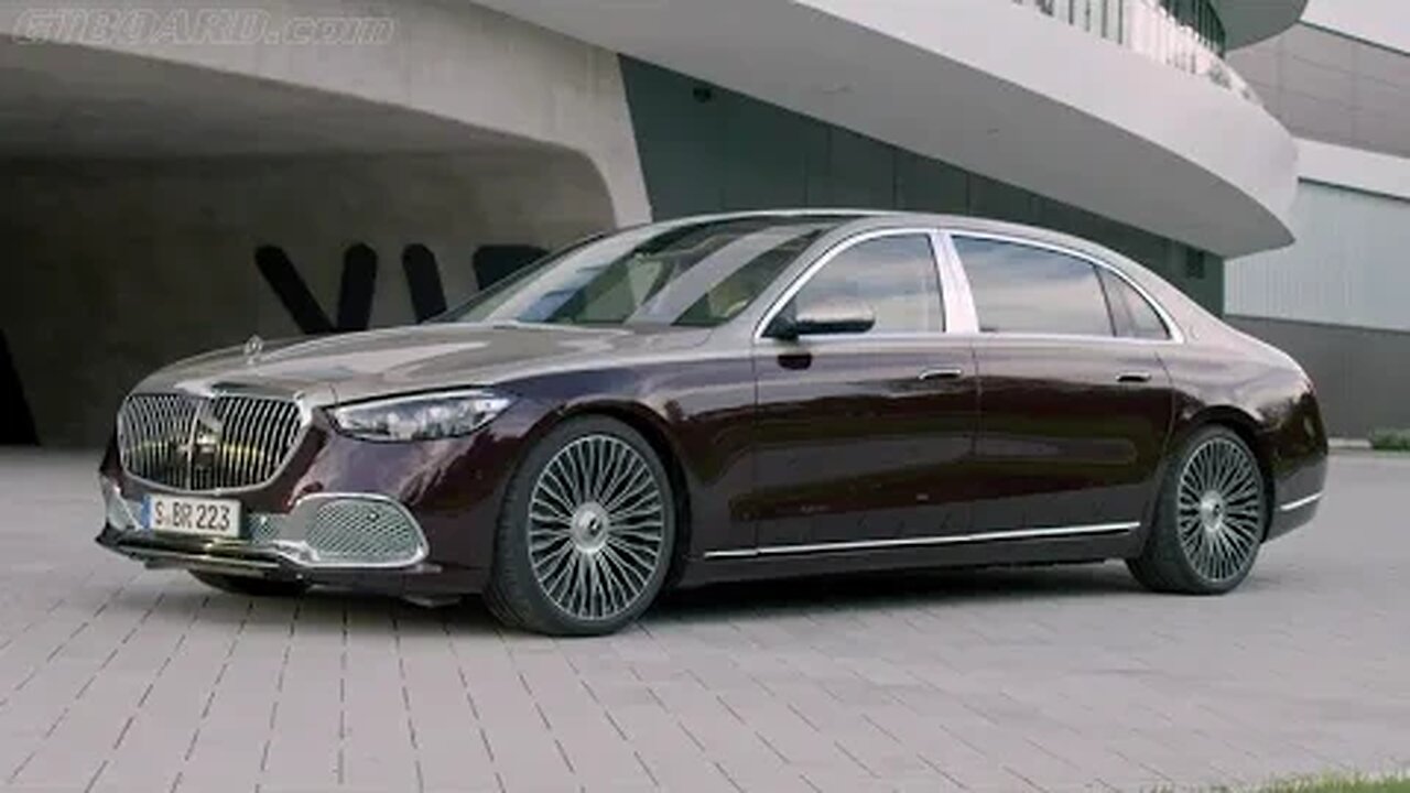 Maybach S-Class W223 introduced by Ola Källenius CEO of Mercedes and ...