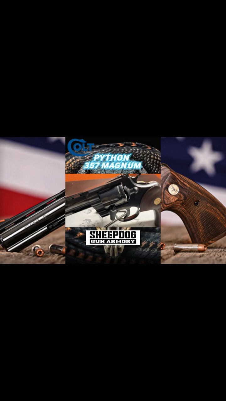 Colt “Python” 357 Magnum 4.25” barrel (Blued Finish) 6 rd capacity