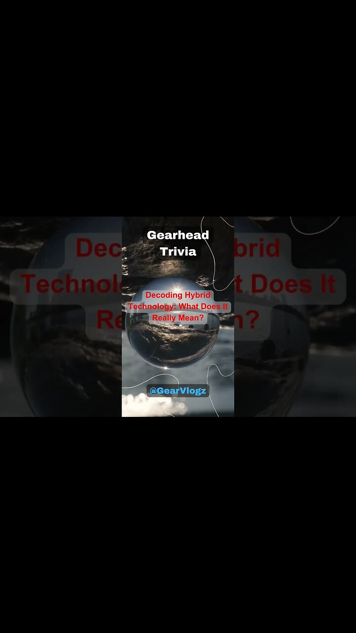 Decoding Hybrid Technology: What Does It Really Mean? #automotive # ...