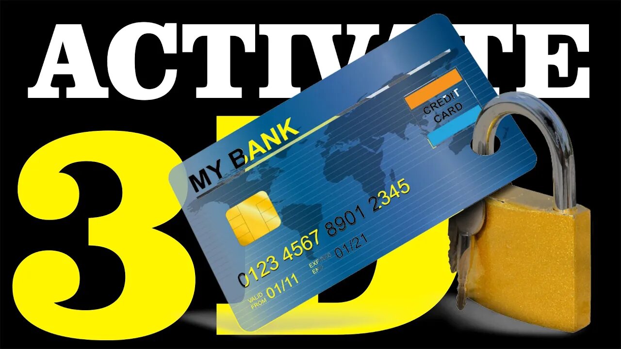 3D Secure Debit Card - How To ACTIVATE 3D Secure Visa Debit Card ...