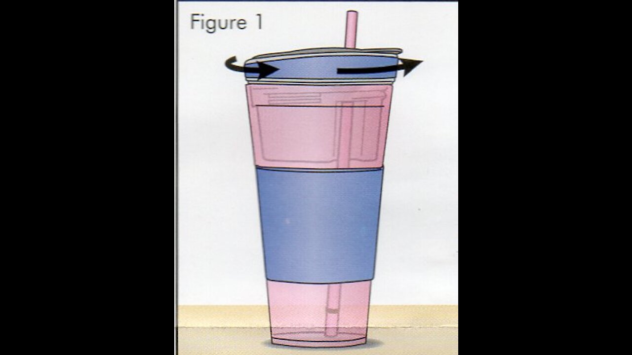 Snackeez Travel Snack & Drink Cup with Straw, Blue As Seen on TV Kids ...