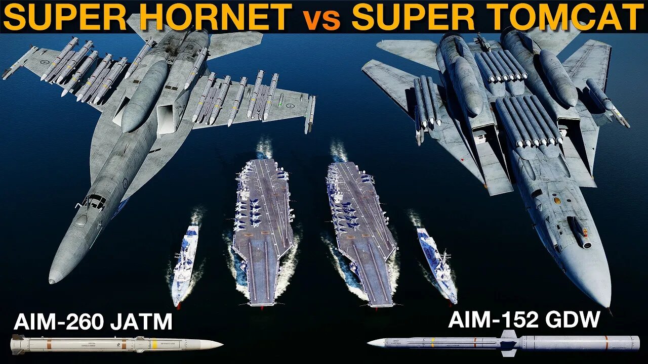 ST-21 Super Tomcat Air Wing vs FA-18F Super Hornet Air Wing (Naval ...