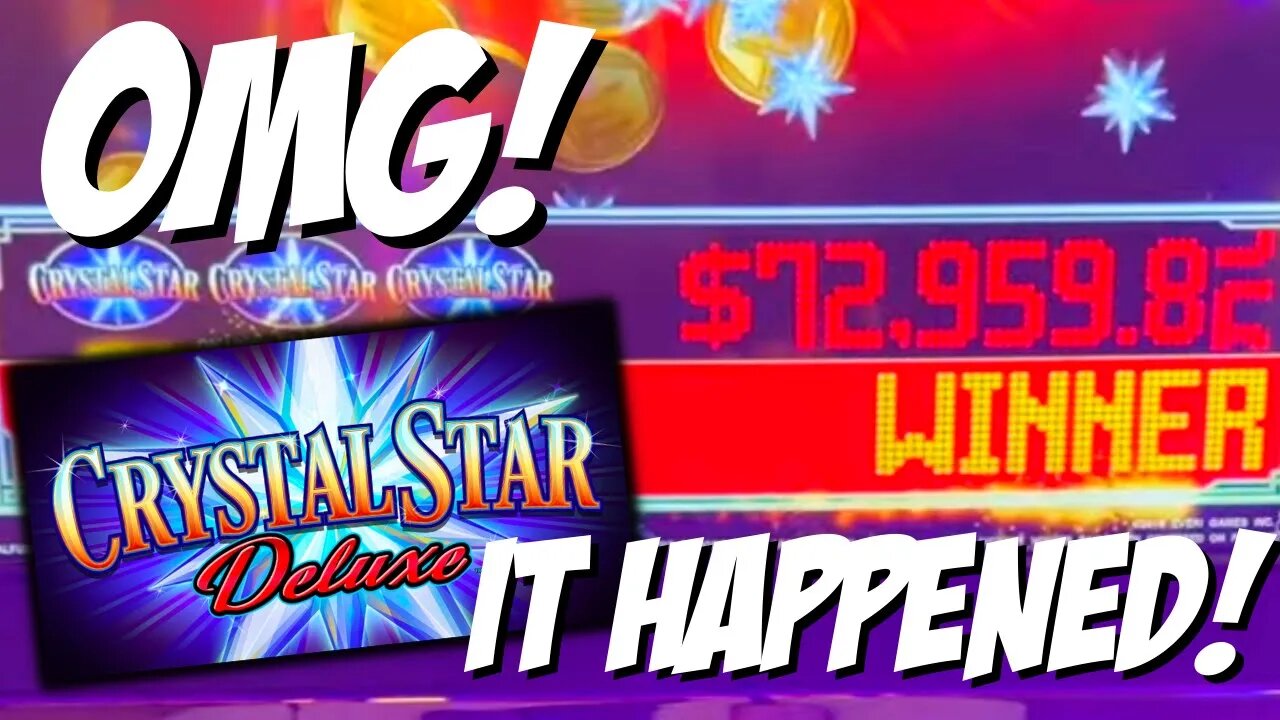 LOOK AT THAT PROGRESSIVE!!! OVER $72K! CRYSTAL STAR DELUXE! @Potawatomi ...