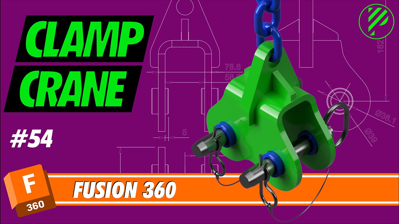 #54 Clamp Crane | Fusion 360 | Pistacchio Graphic