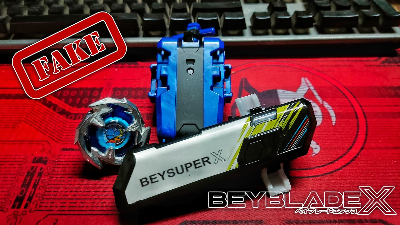 Fake Beyblade X Beylogger & String Launcher Unboxing