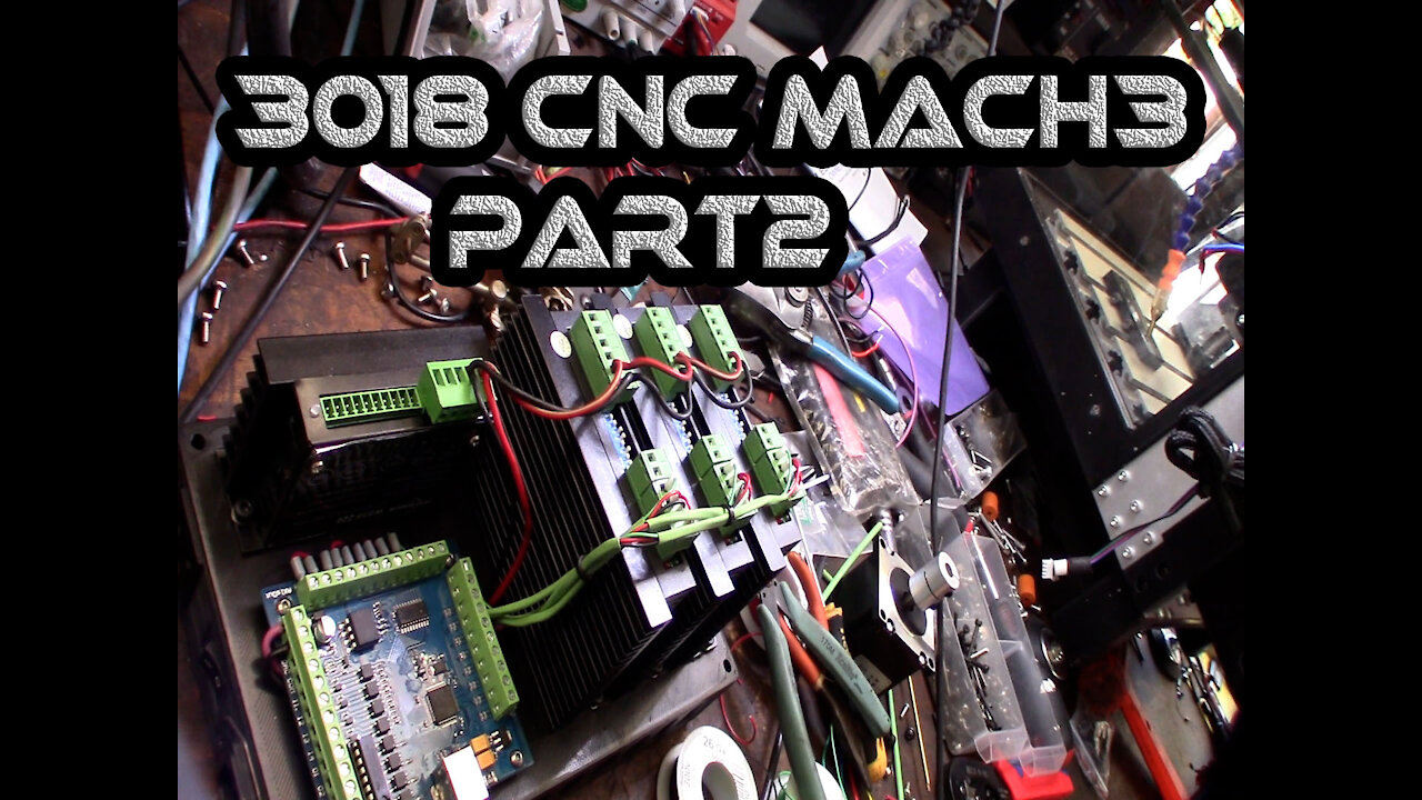 3018 CNC Mach3 Conversion with Full Chip Containment System Air ...