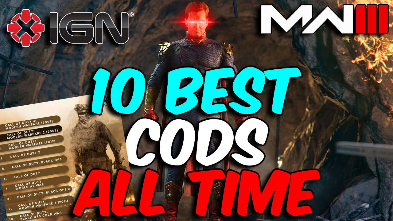 IGN Just Ranked The 10 Best Call of Duty's Of All Time! This Is ...