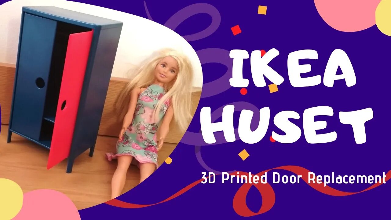 Ikea Huset toy wardrobe - 3D printing new doors