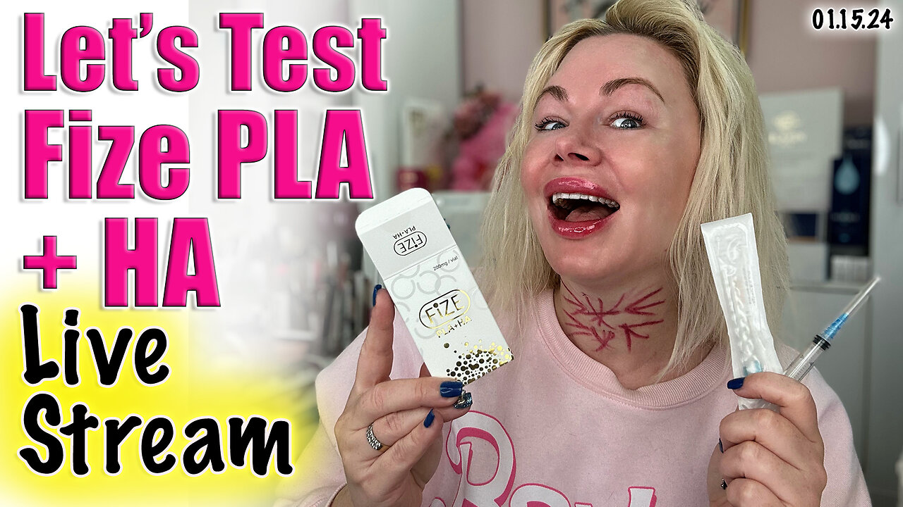 Live Fize PLA+HA Cannula Neck Treatment!!!! AceCosm, Code Jessica10 ...