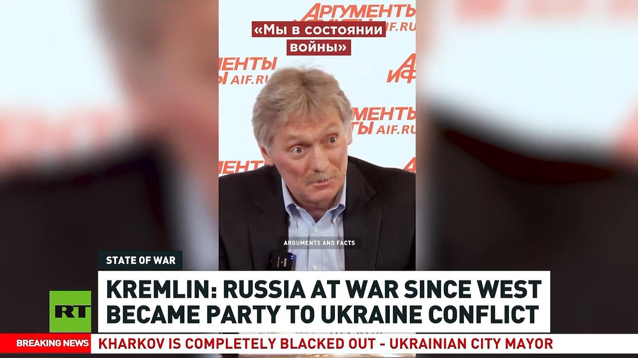 Kremlin spox Peskov: We´re in a state of WAR since West became part of ...