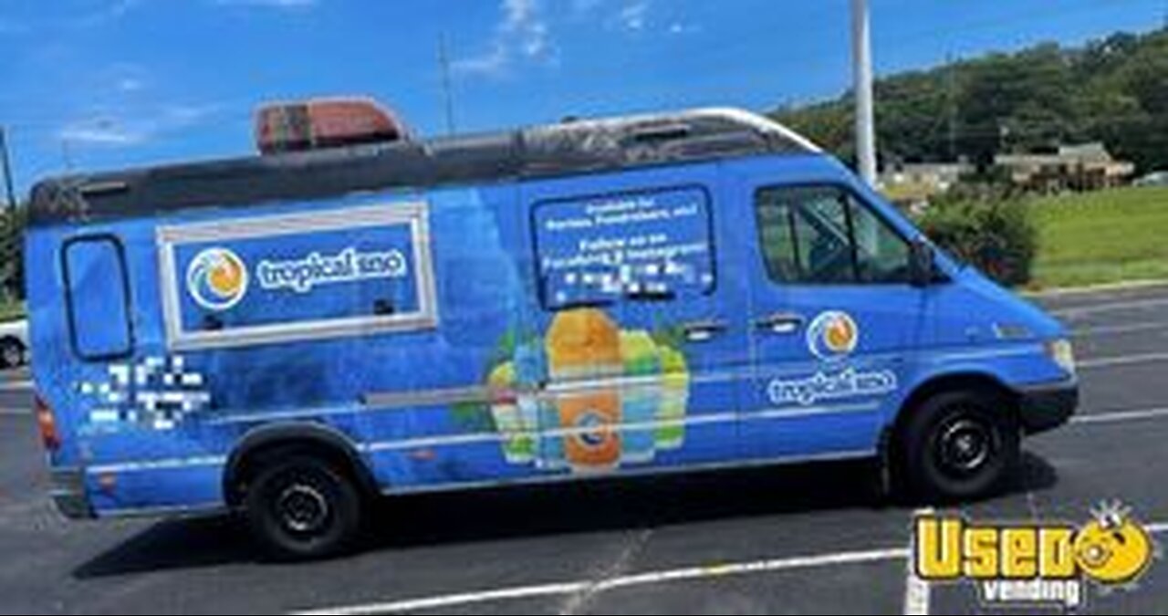 Turnkey -Tropical Sno 2005 18' Dodge Sprinter Van 2500 Diesel Snow Cone ...