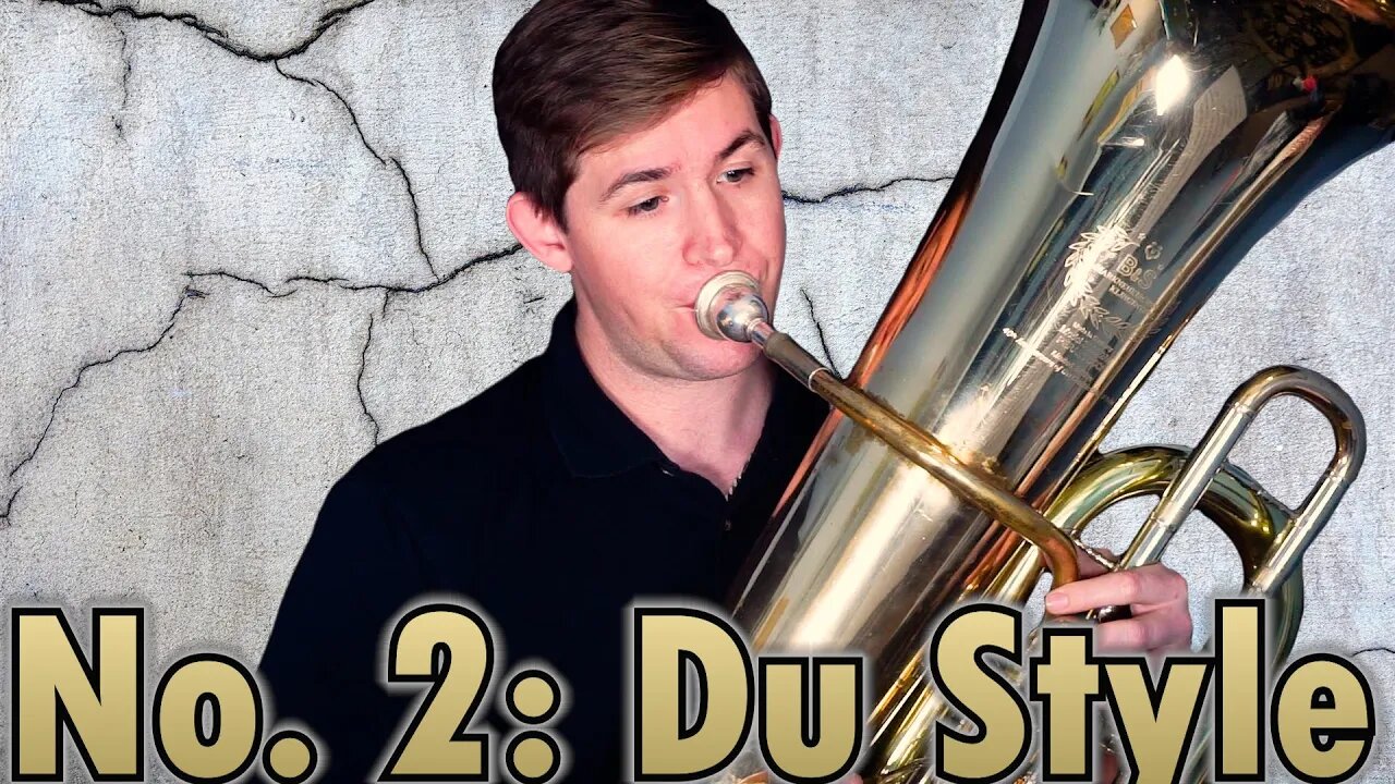 THÉO CHARLIER "No. 2: Du Style" TUBA CONCERT ETUDE. Play Along Brian ...
