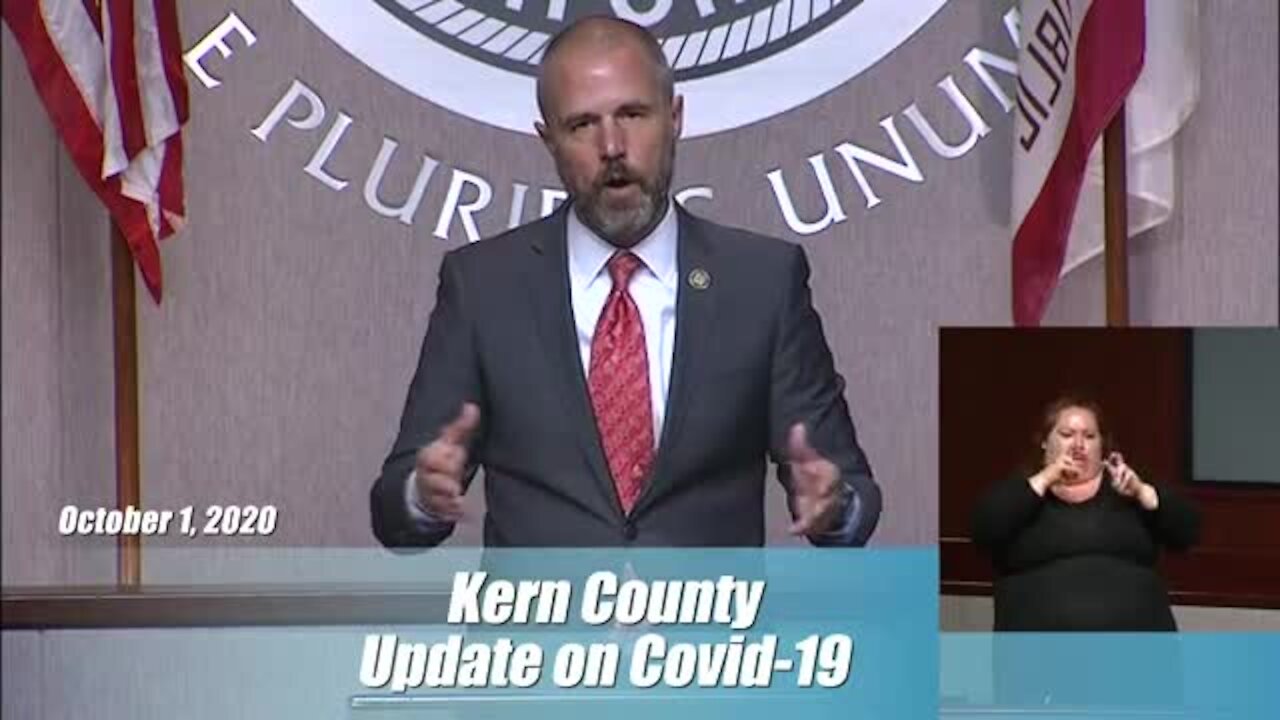Kern County Public Health Update: October 1, 2020