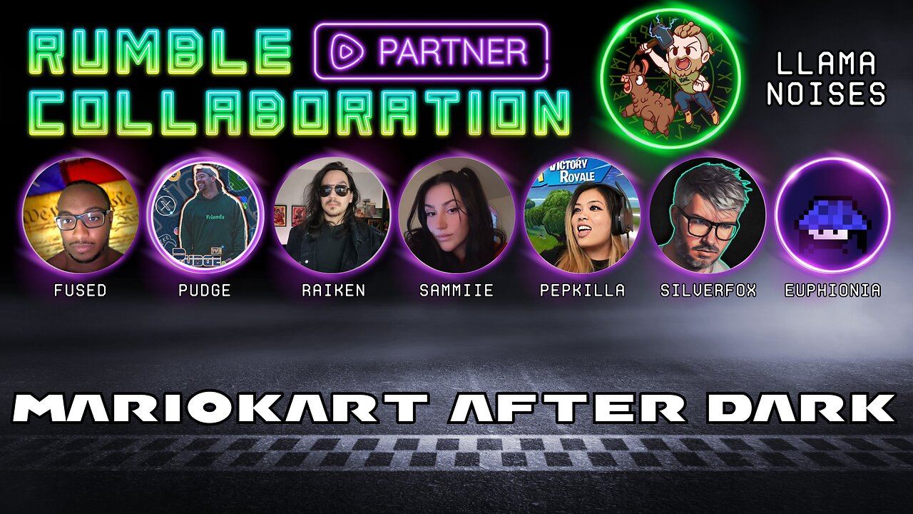 PARTNERED CREATOR COLLAB | Mario Kart 8: Pudge, Fused, Sammiie, Pep ...