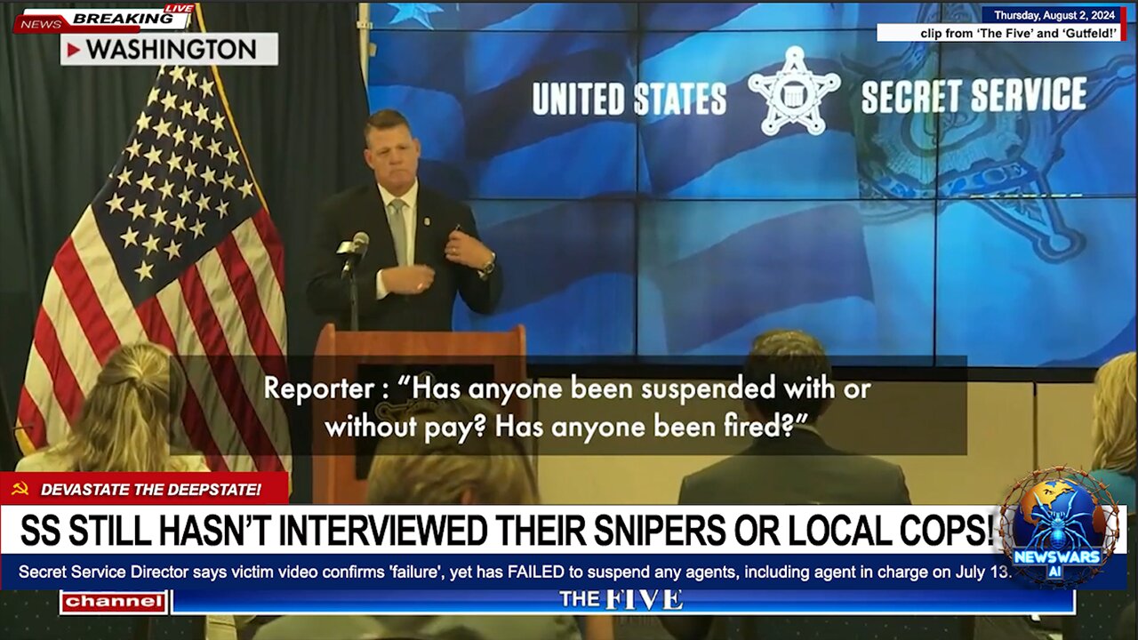 SECRET SERVICE STILL HASN’T INTERVIEWED THEIR OWN SNIPERS OR LOCAL ...