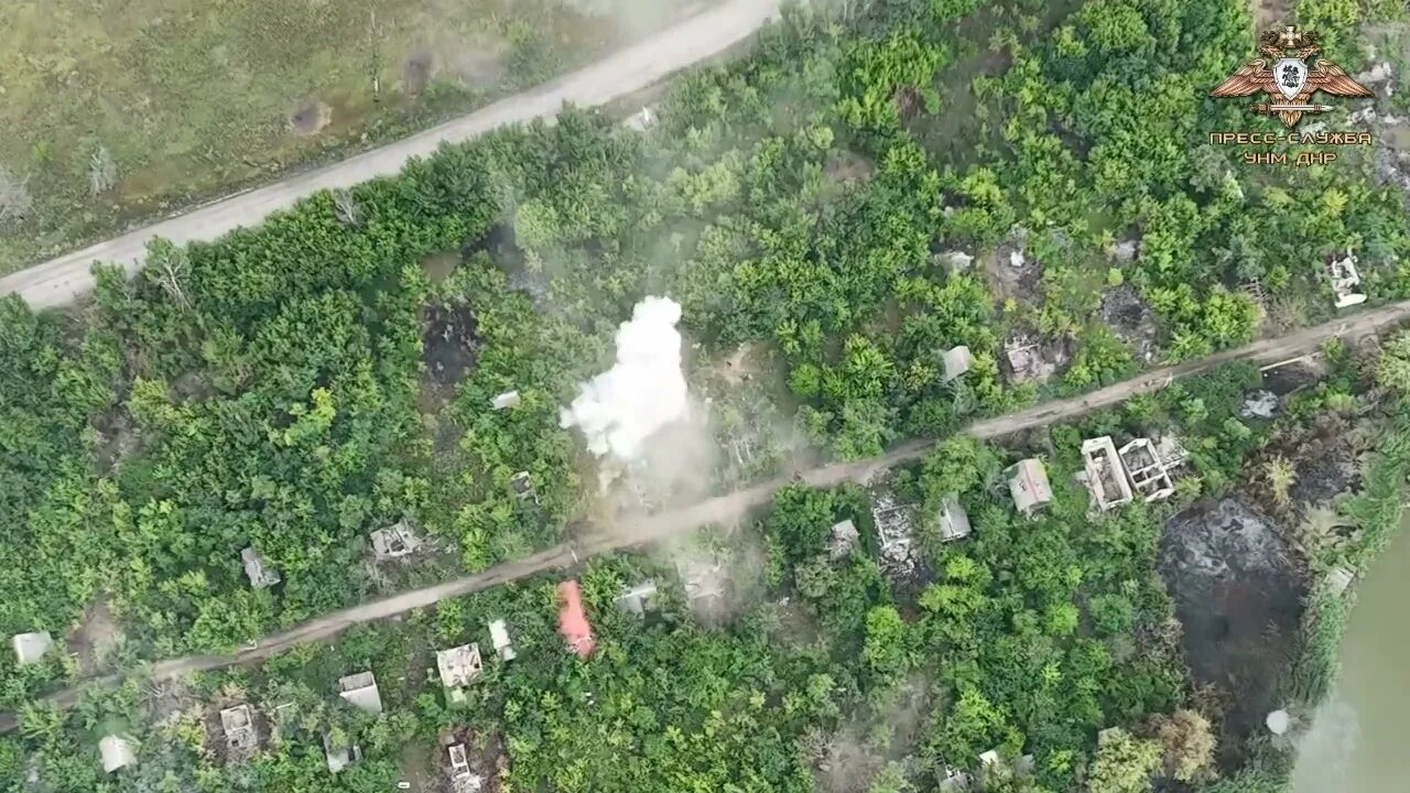 DPR NM "Somalia" Battalion Artillery Destroy Ukrainian Fortifications ...