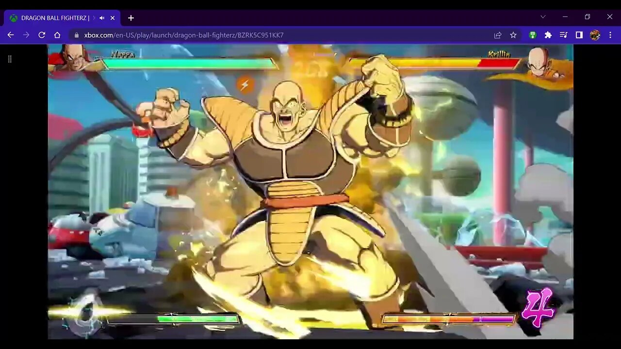 Dragon Ball FighterZ - Anime Fight! Nappa vs. The Z Fighters