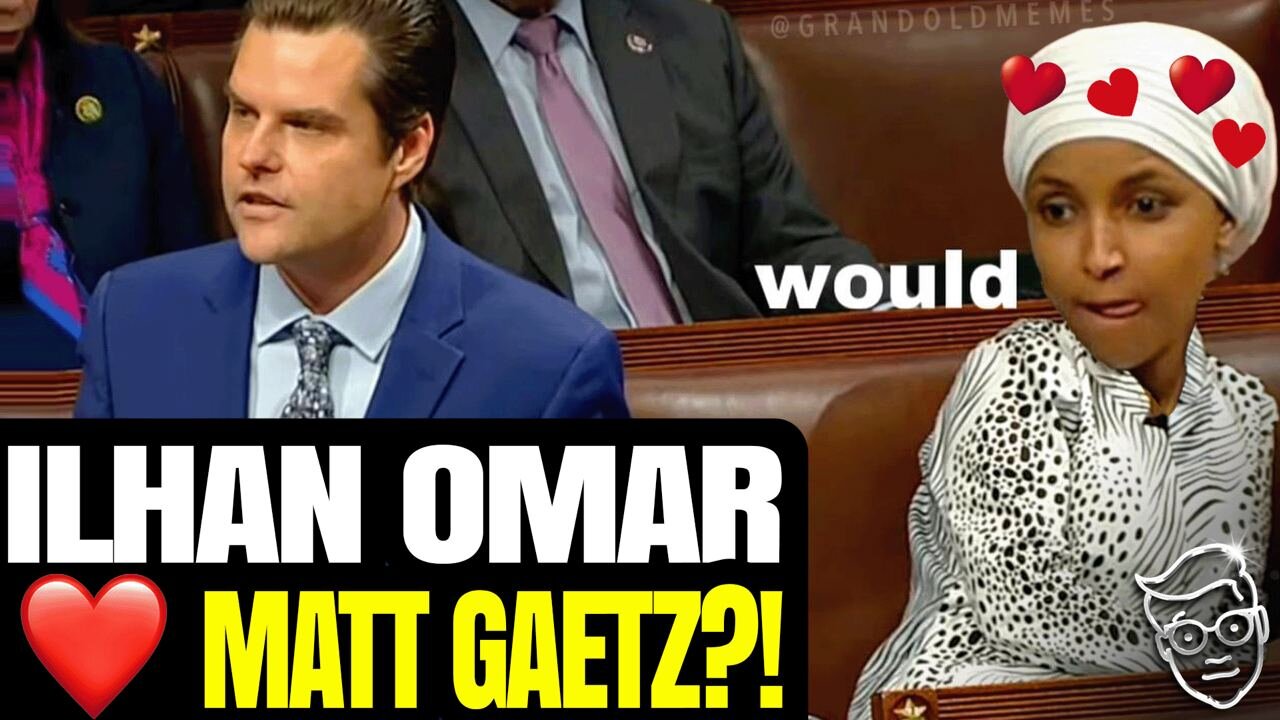 VIRAL: Ilhan Omar LICKS LIPS Oogling Matt Gatez as he REMOVES McCarthy ...
