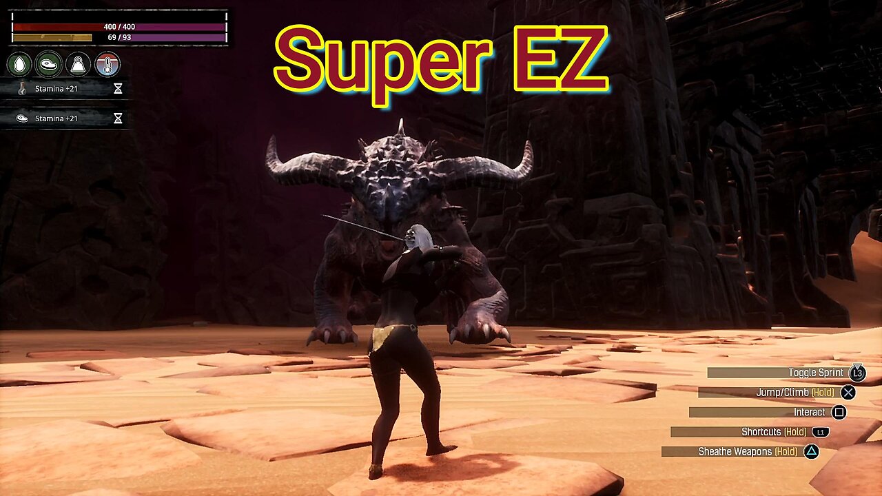 Conan Exiles beginners guide big Busty vs the Red Mother super EZ # ...