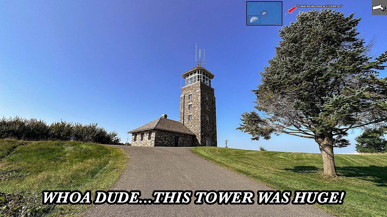 DISCOVERED THE QUABBIN OBSERVATION TOWER IN THE MIDDLE OF MASSACHUSETTS