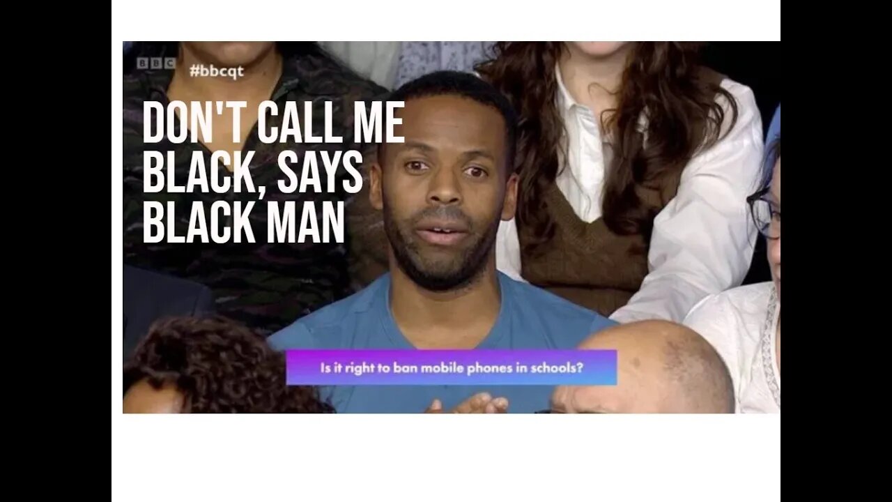 Fiona bruce apologizes for calling a black man.... black FML