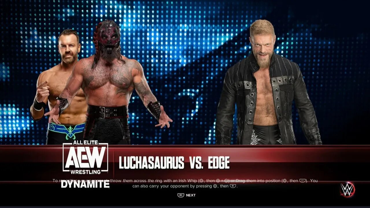 AEW Dynamite Luchasaurus w/ Christian Cage vs Adam Copeland