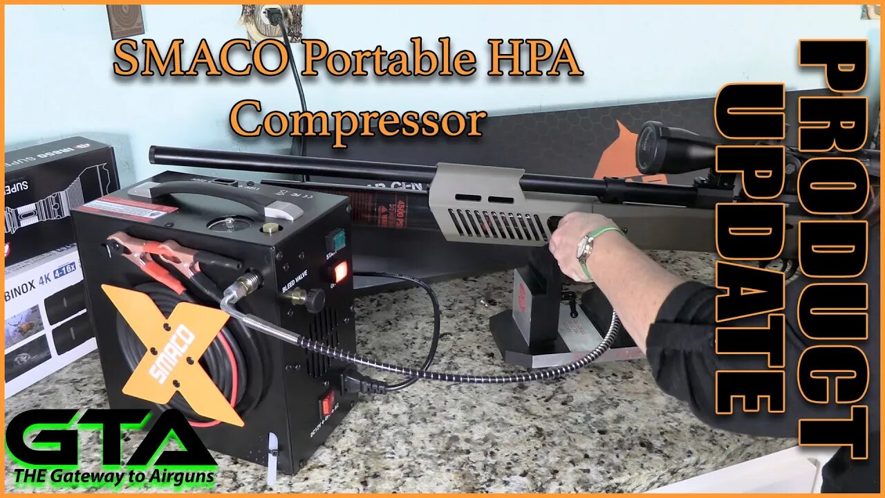 GTA PRODUCT UPDATE – The Smaco Portable Compressor - Gateway to Airguns ...