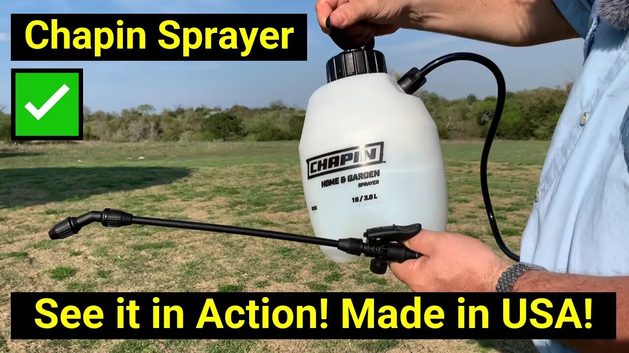 Chapin 1-Gallon Lawn and Garden Sprayer Made in USA! Model 16100