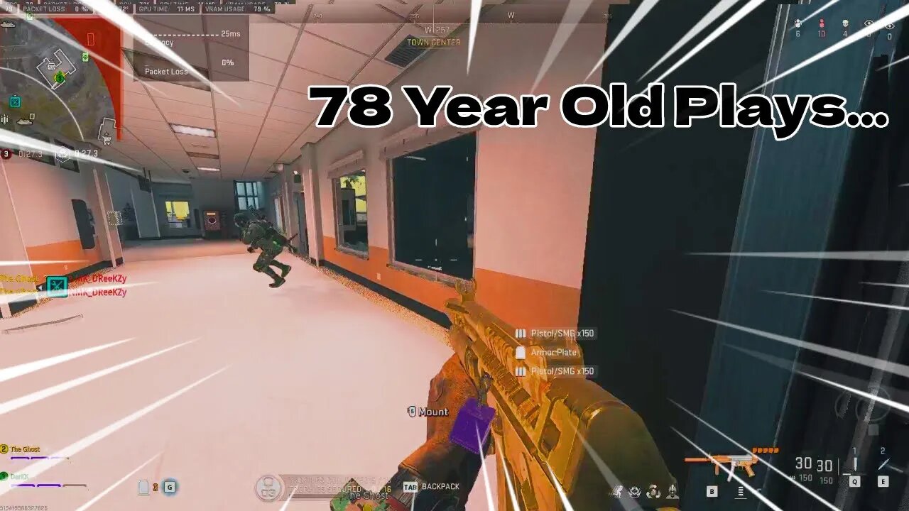 Old man plays Warzone In 2023