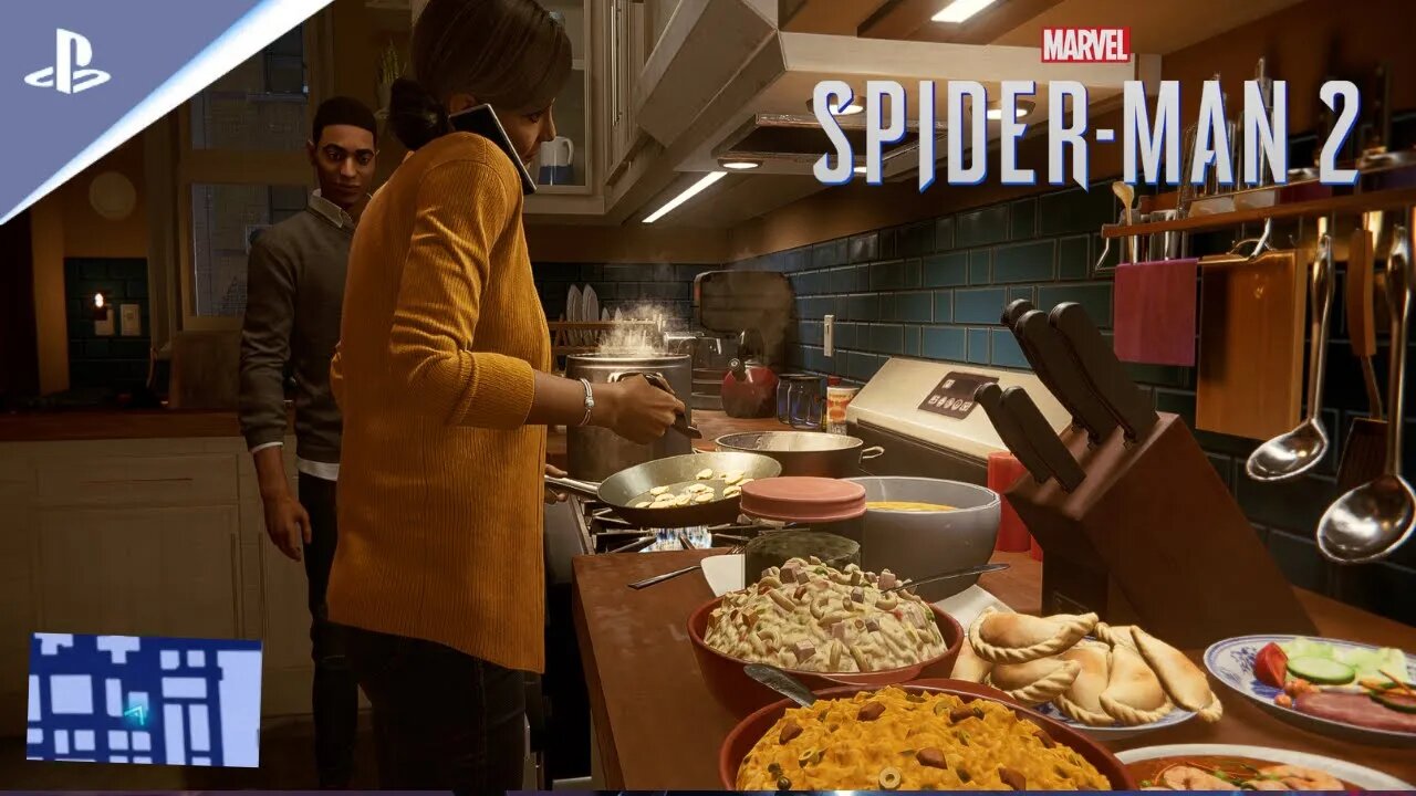 Marvel's Spider-Man 2 Symbiote Black Suit Mod w/ Miles Apartment ...