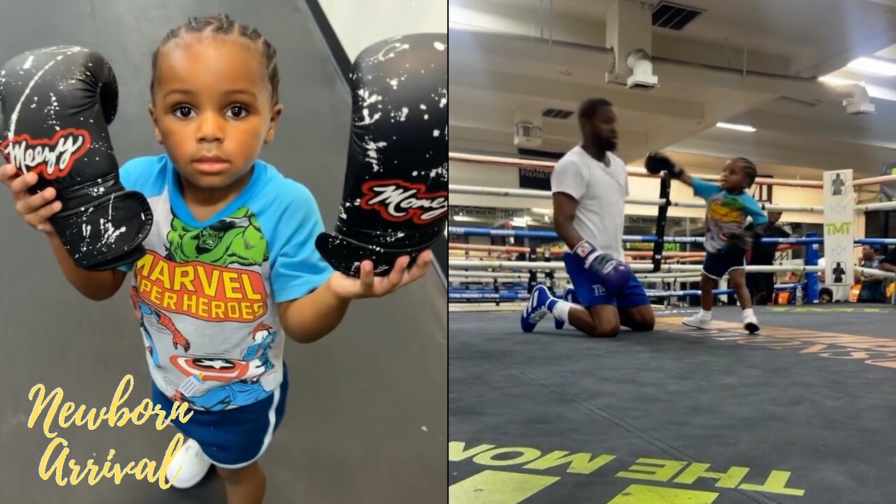 Floyd Mayweather's Grandson KJ Tries To Give Him His 1st Loss In The ...