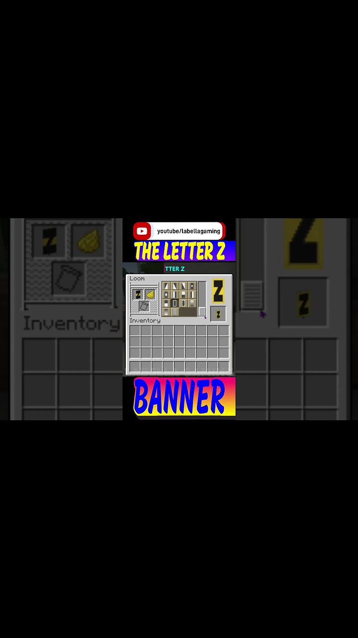 How To Make The Letter Z Banner | Minecraft
