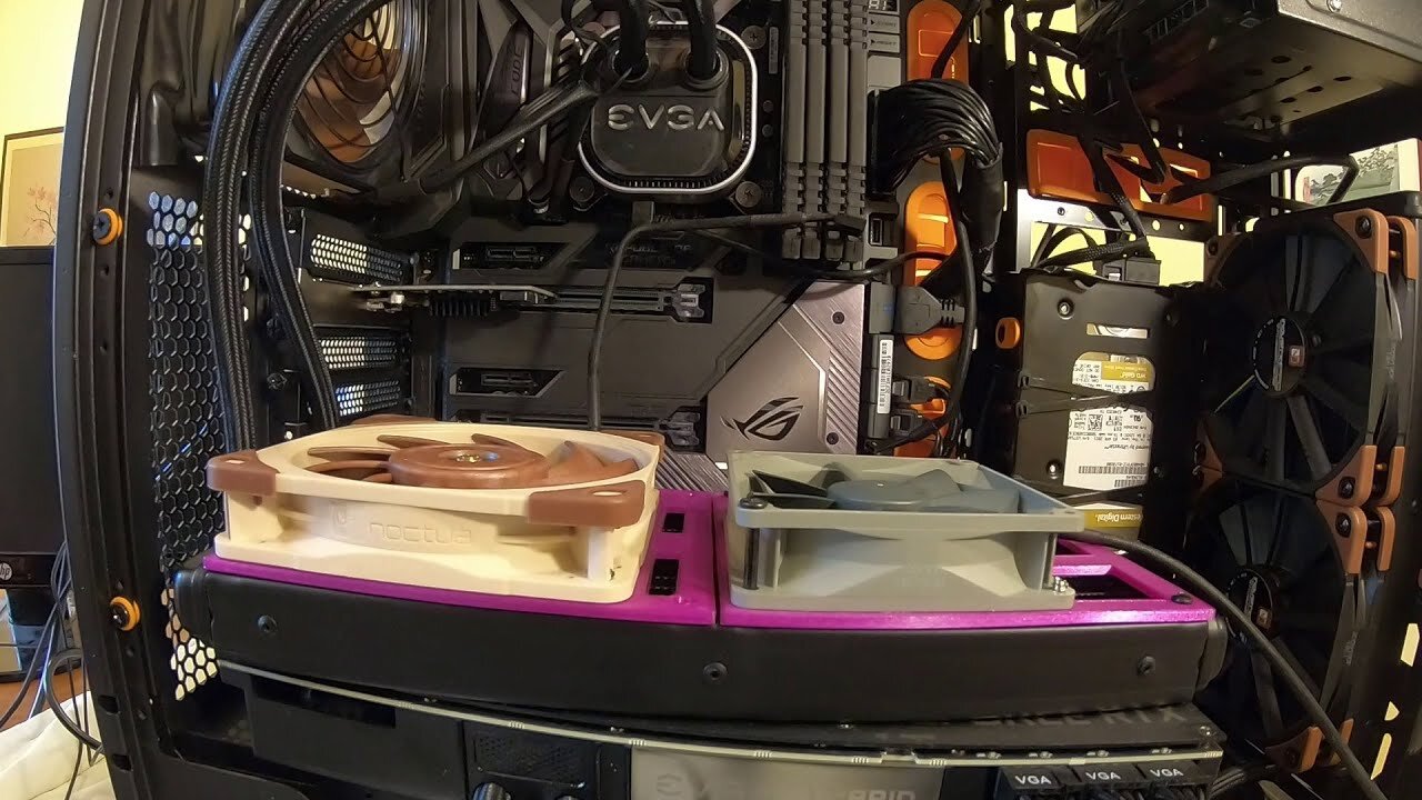 Push Fans on a CPU Cooler Radiator with Restricted Space Using 3d ...