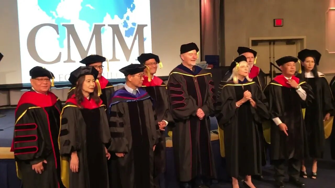 CMM, Jorge Parrott, Nancy Daniel - 2022 College of Theology graduation ...