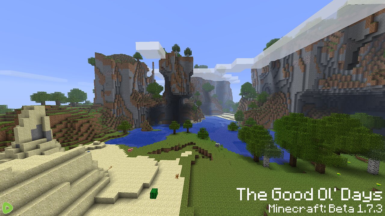 MY FAVOURITE VERSION OF MINECRAFT! - Minecraft Beta: 1.7.3